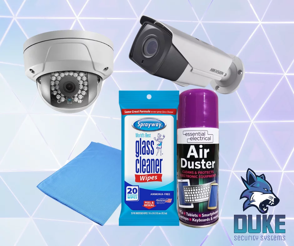 How to Clean CCTV Cameras - Duke Security Systems